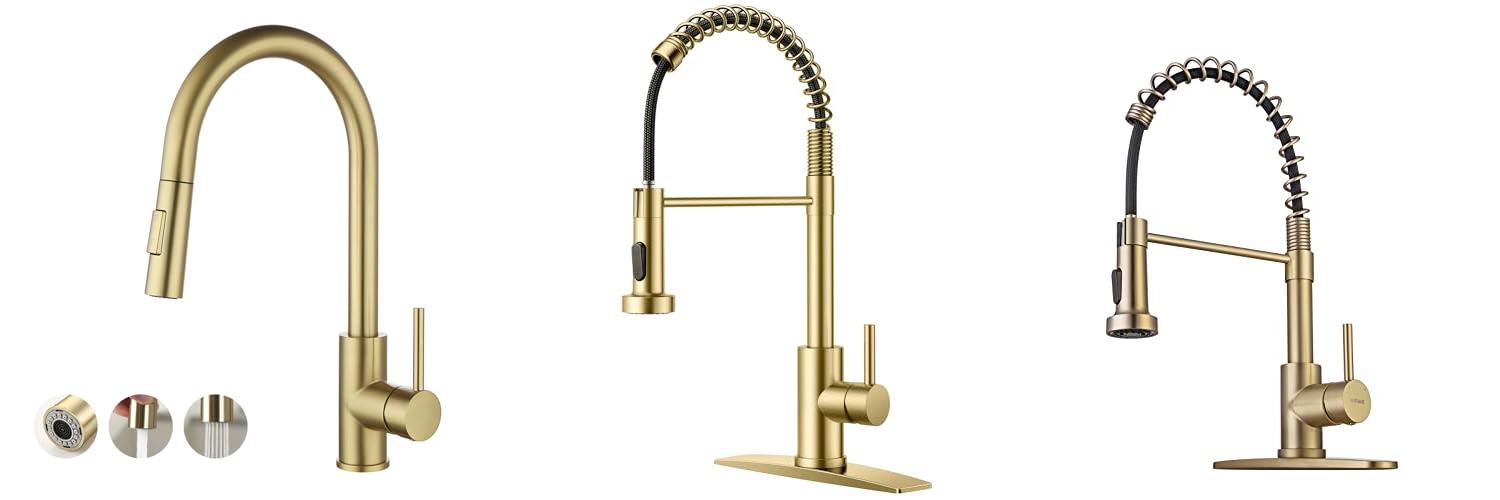 Best Gold Kitchen Faucet - Top 5 Picks & Review