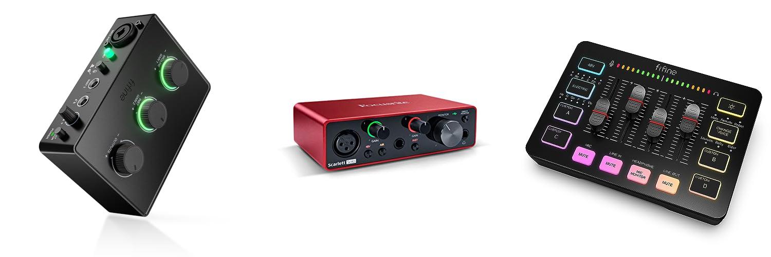 Top 5 Audio Interface + Mixer for Music Production