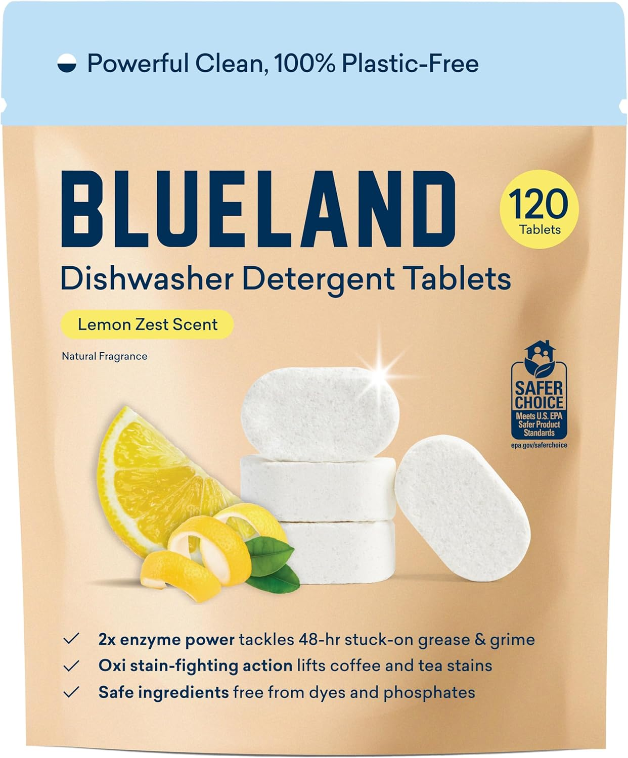 BLUELAND Plastic-Free Dishwasher Tablets Review
