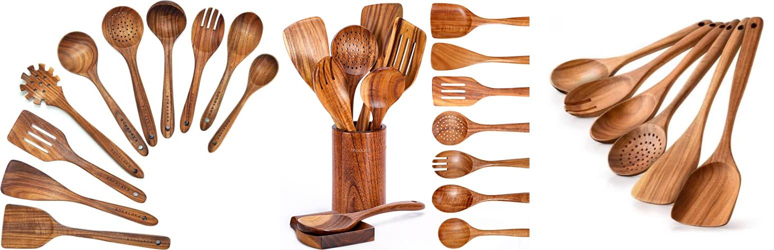 Best Wood Kitchen Utensils - Top 5 Picks & Review